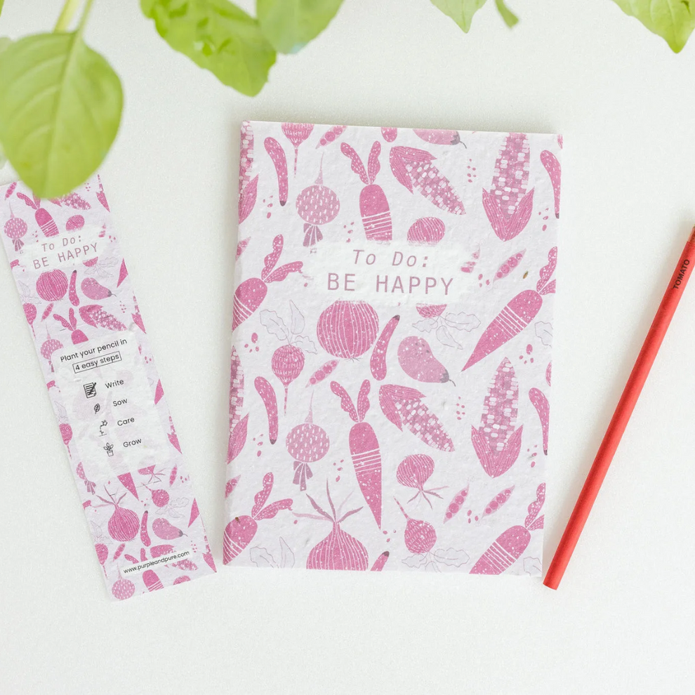 Custom Plantable Notebook & Pencil Set | GiftGood Swag